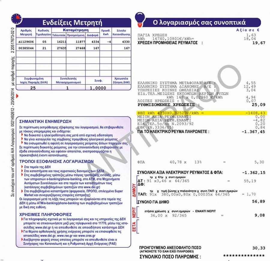 ΕΡΧΟΝΤΑΙ ΟΙ ΠΑΡΑΝΟΜΟΙ ΛΟΓΑΡΙΑΣΜΟΙ ΤΗΣ ΔΕΗ | Πανελλήνιος Σύλλογος ...